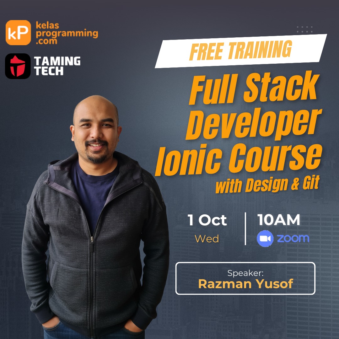 Kursus: Full Stack Developer Ionic - Daftar Sekarang
