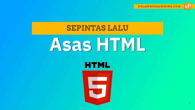 Asas - Kelas Programming