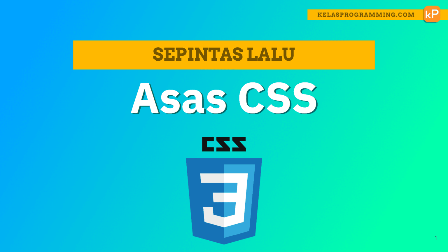 Asas - Kelas Programming