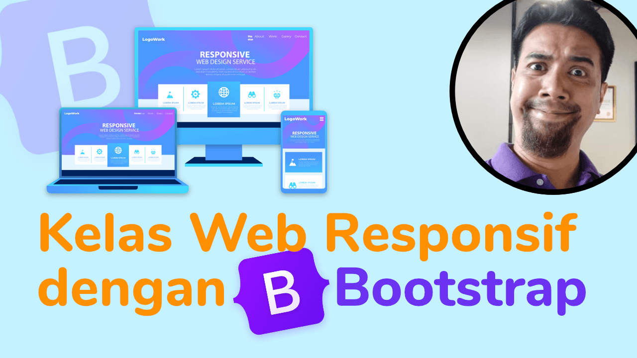 Kelas Online Asas Bootstrap 5 - KelasProgramming.com