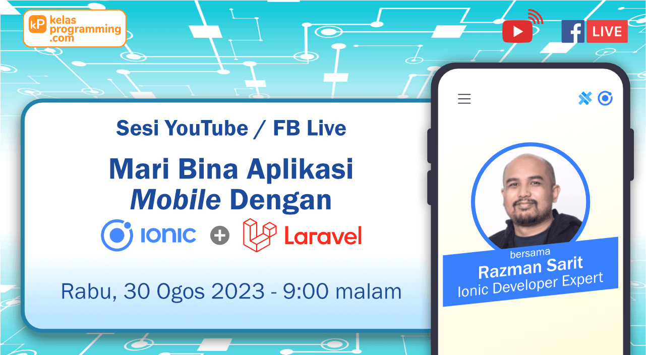 Fullstack Mobile Developer Online Coding Bootcamp (Ionic + Laravel) Fullstack Mobile Developer Online Coding Bootcamp (Ionic + Laravel)